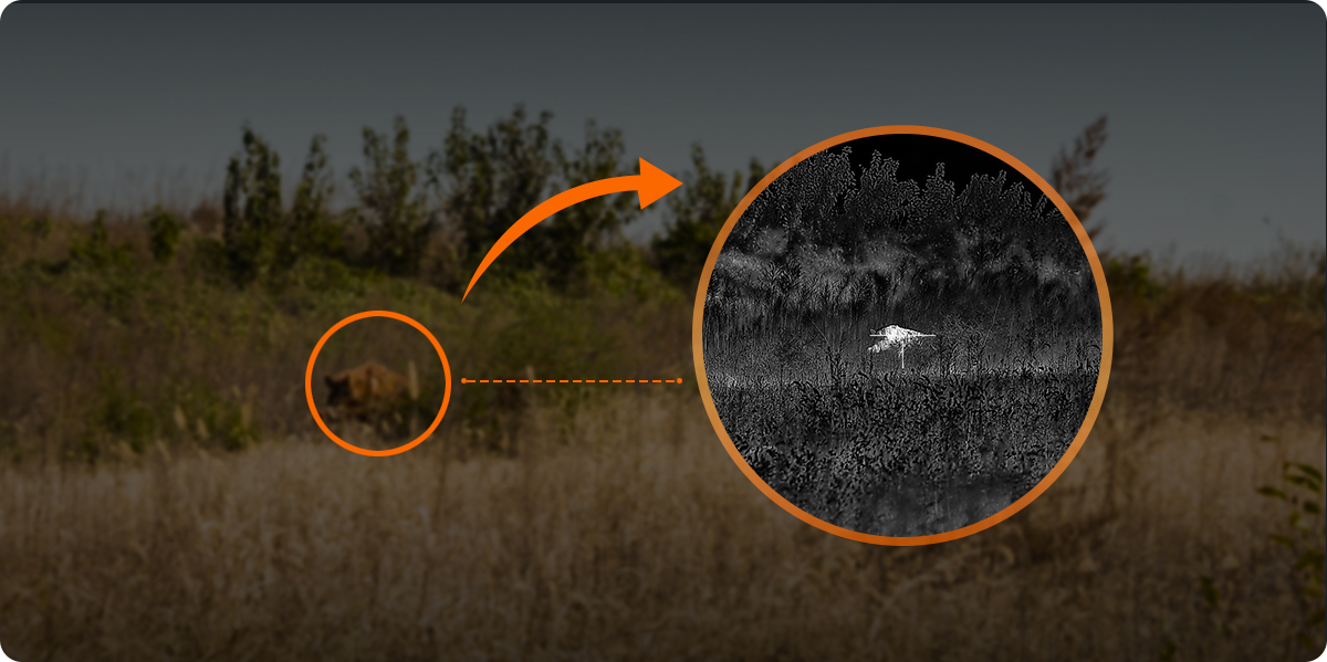 Rix DBH D12 LRF 75mm 1280 3x Thermal Rifle Scope – Thermal Optics Plus